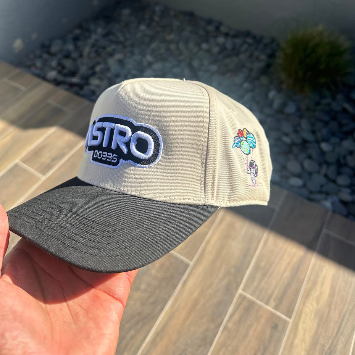 ASTRO Dobbs SnapBack II - Two-Tone Natural & Black "ASTRO Dobbs" Hat – Joshua Dobbs ASTRO Merch