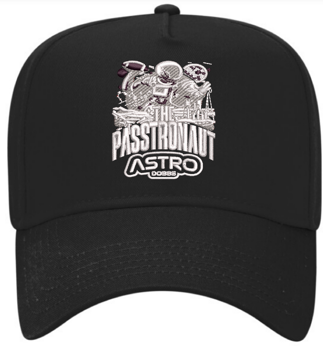 PASSTRONAUT SnapBack II Black - White & Gray – Joshua Dobbs ASTRO Merch